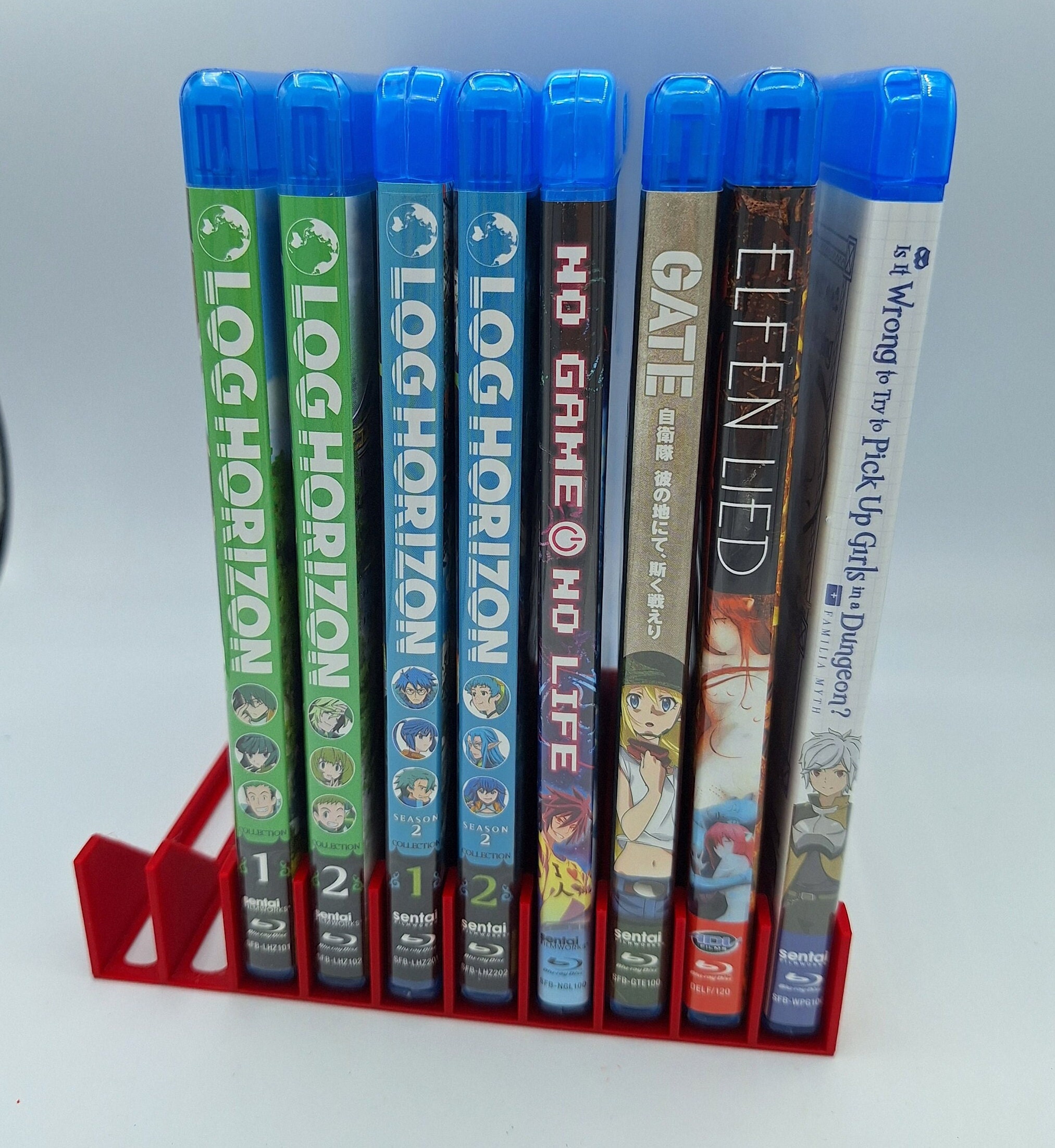 Blu-ray Case Organizer Tray, 5, 10, or 15 Slots, 3D Printed, Choice of ...