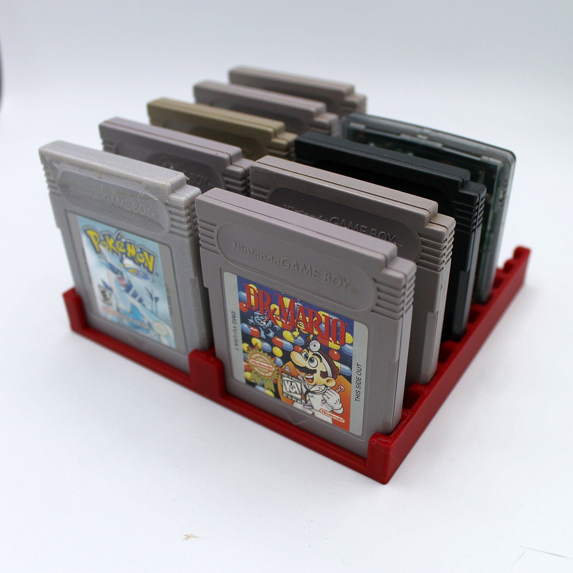 3D Printed Game Boy Cartridge Holder: Holds 20 GB/GBC/GBA Games - Etsy