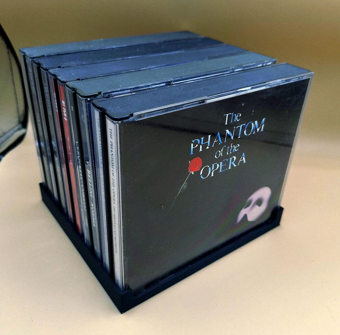 CD / PS1 Multi Disc Case Storage Tray in 5, 10, or 15 Slots, 3D Printed ...