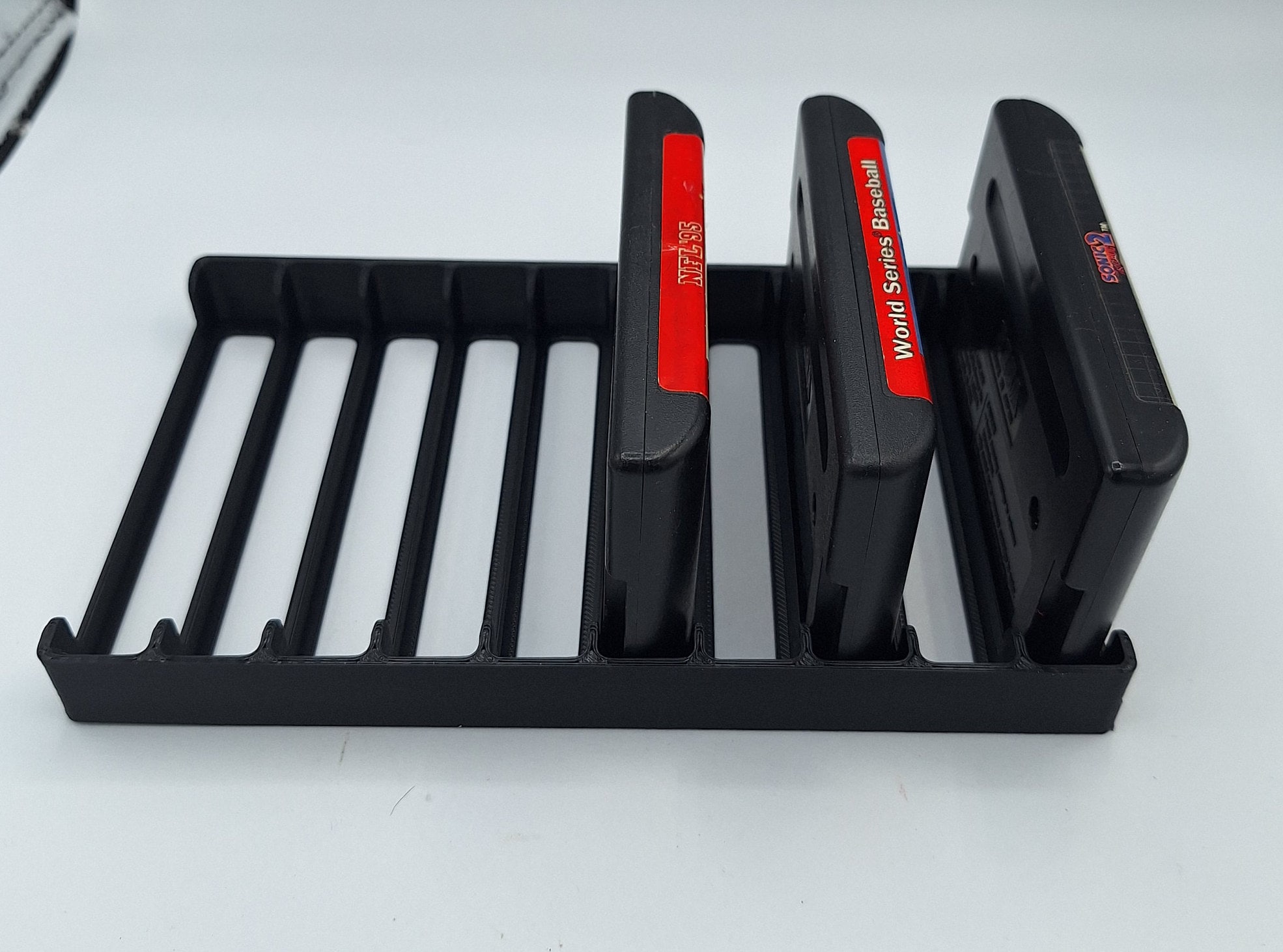 3D Printed Sega Genesis Cartridge Storage Tray Holds 10 Carts - Etsy