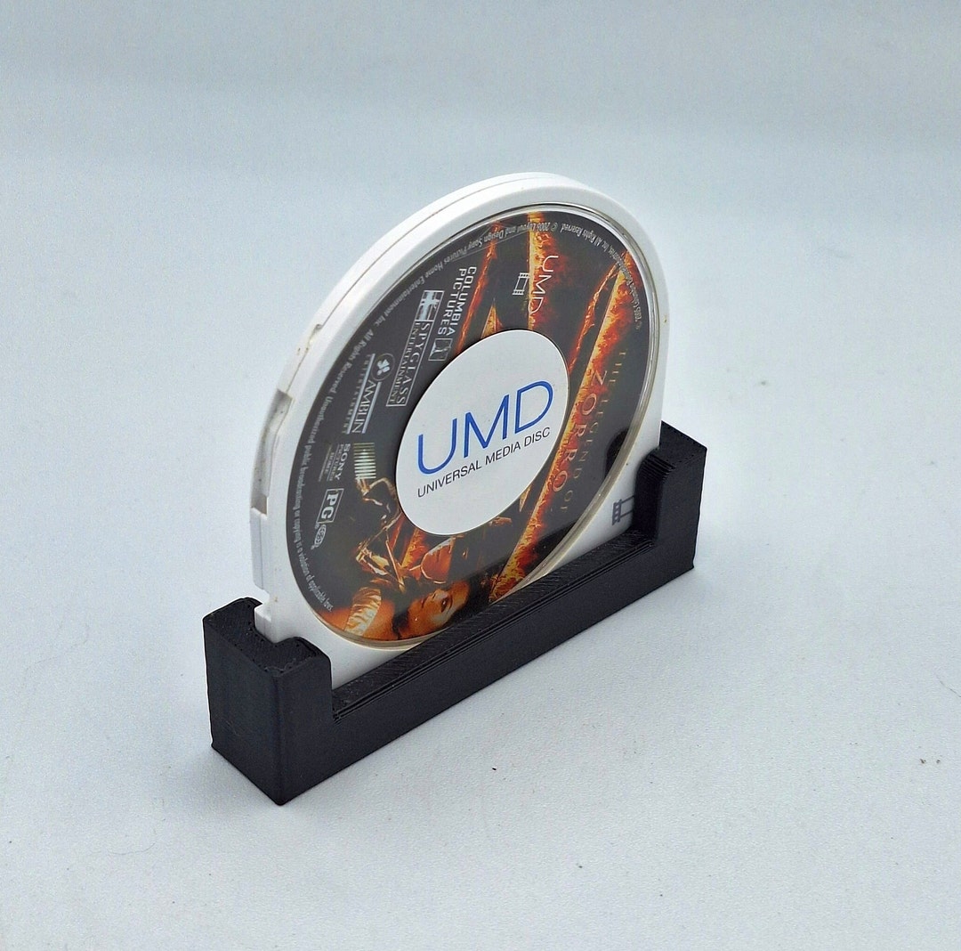 Two UMD Display Stands for Sony Playstation Portable PSP, 3D Printed ...