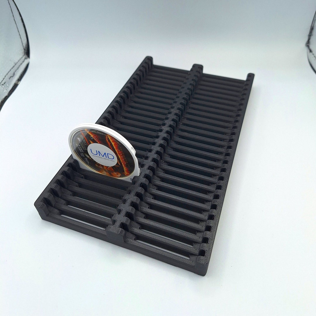 3D Printed Sony Playstation Portable PSP UMD Storage Tray Holds 50 ...
