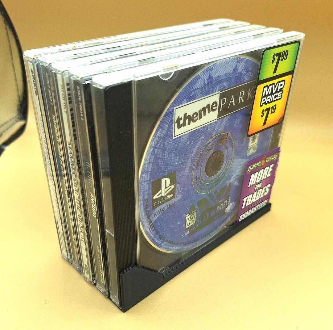 Playstation One Game CD Jewel Case Organizer Tray, 5, 10, or 15 Slots ...