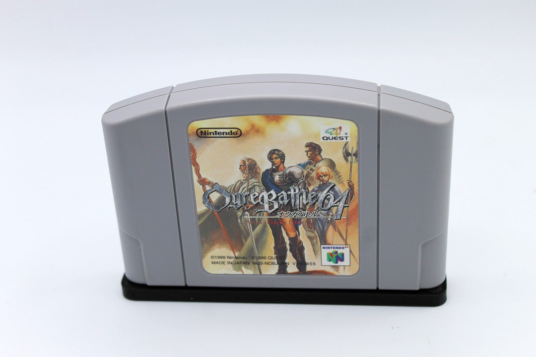 Two Nintendo 64 Game Display Stands, Hold 1 N64 Cart Each, Low Profile ...