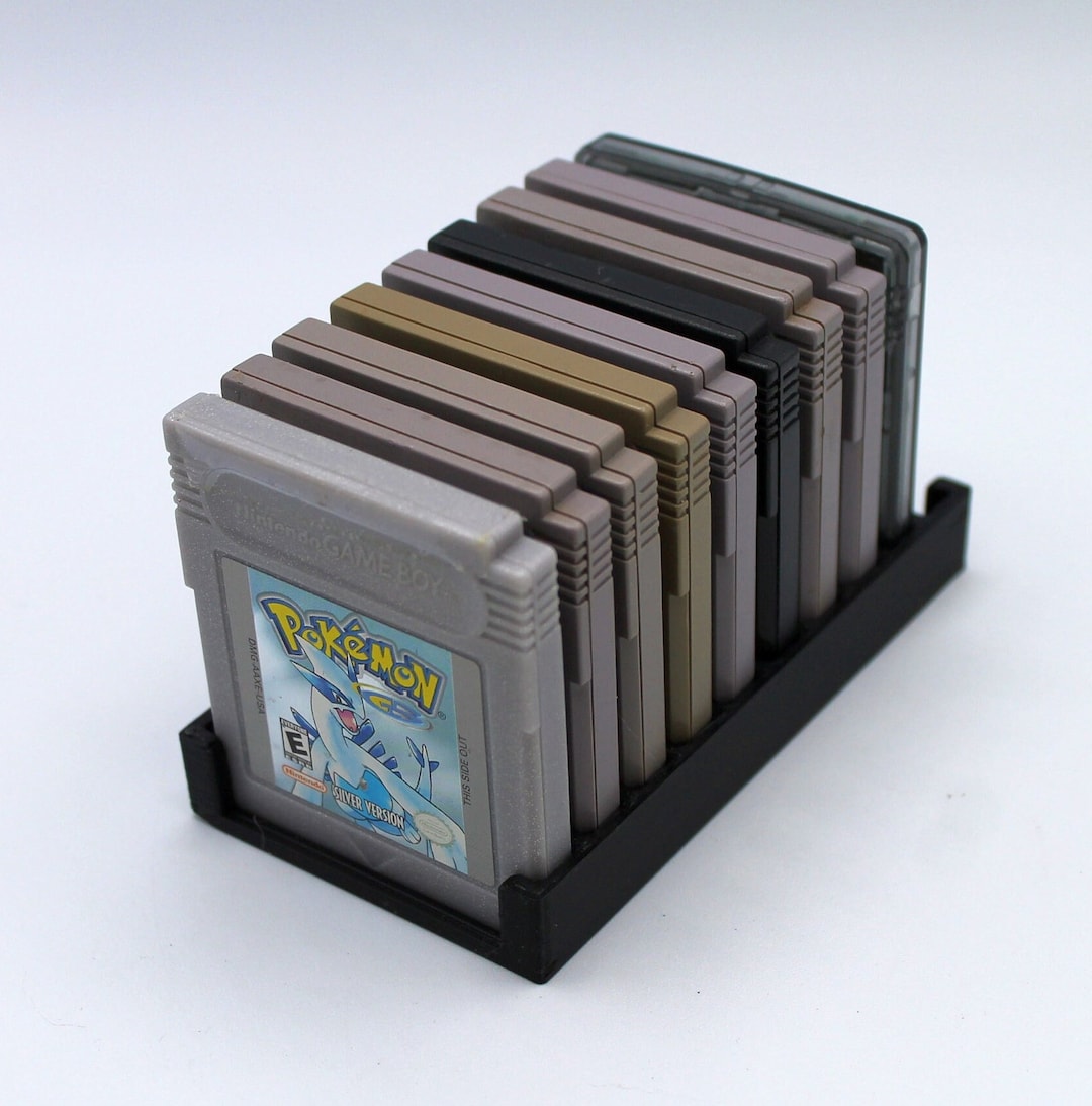 Game Boy Cartridge Storage Tray for Nintendo GB, GBC, or GBA Carts, 10 ...