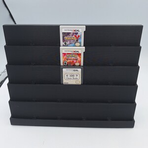 Nintendo DS / 3DS Cartridge Display Stand, Tiered, 25 Slots, 3D Printed ...