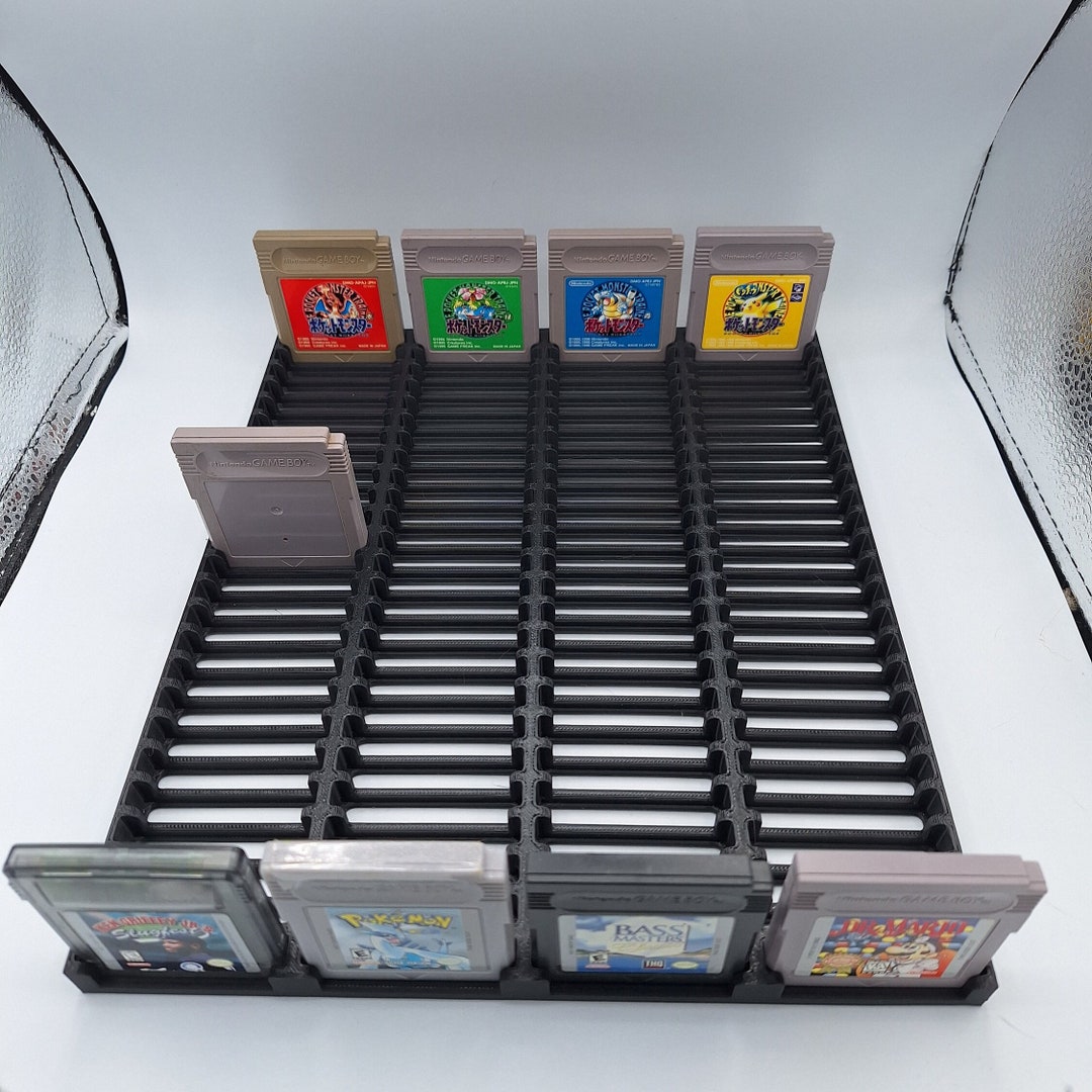 100-slot Game Boy Cartridge Holder: 3D Printed GB, GBC, GBA Storage - Etsy