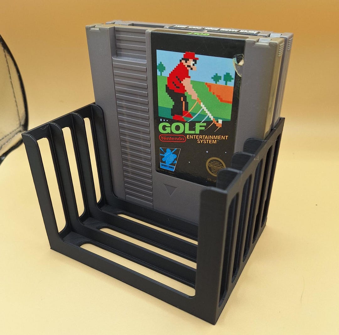 3D Printed NES Game Cartridge Storage Tray: Tall Wall Design - Etsy