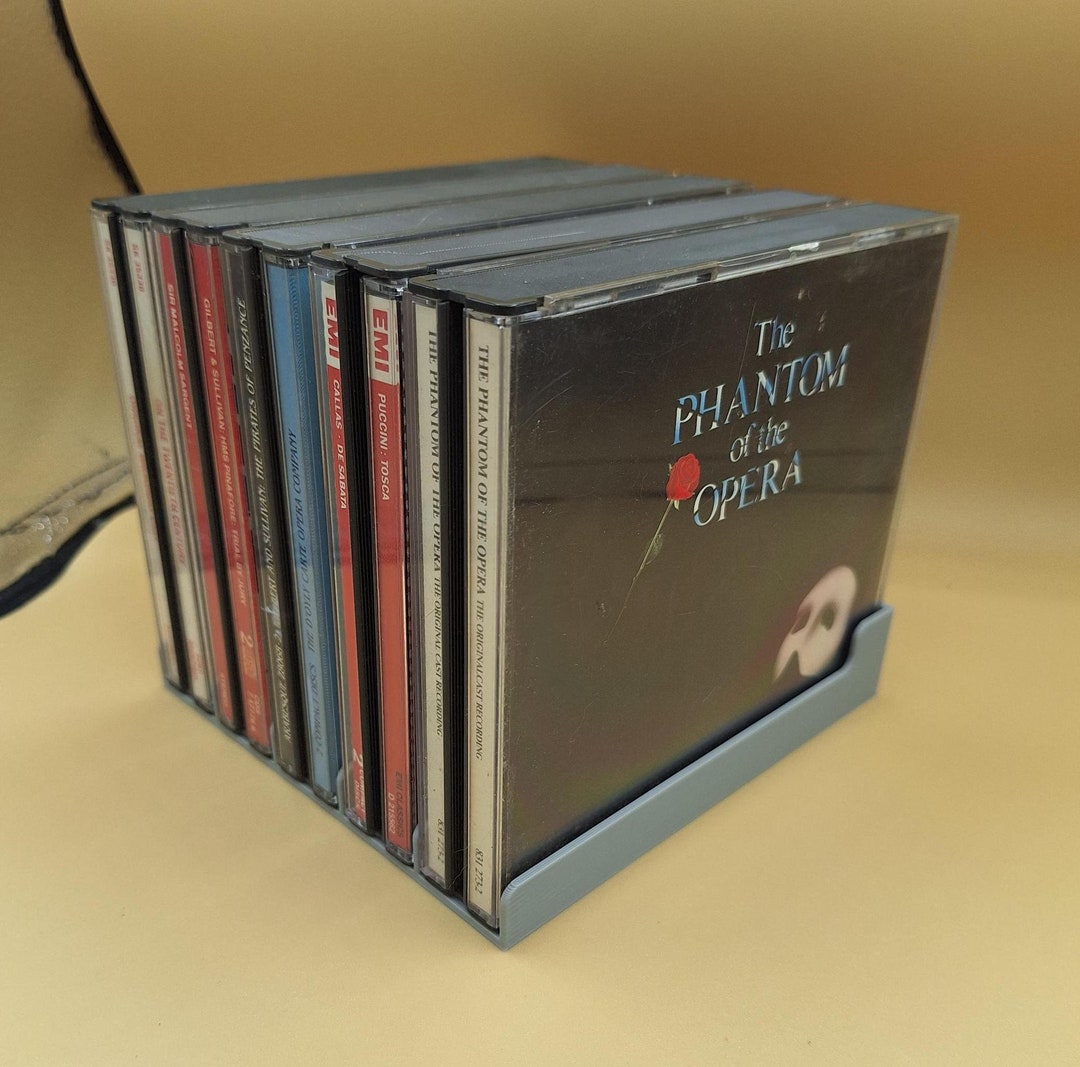 PS1 / CD Multi Disc Case Organizer Tray, 5 or 10 Slots, 3D Printed ...