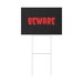 Beware Halloween Plastic Yard Sign - Etsy