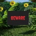 Beware Halloween Plastic Yard Sign - Etsy