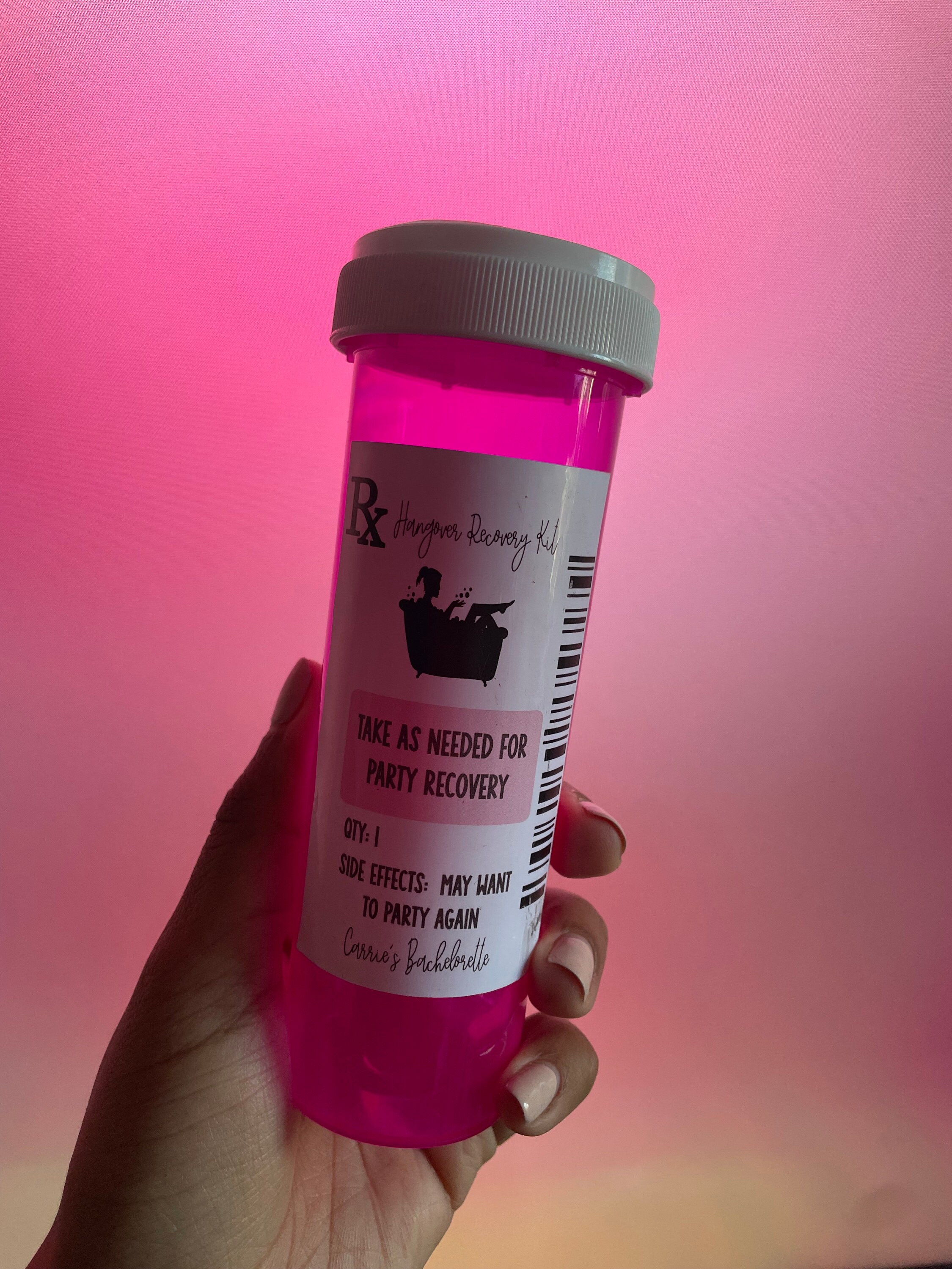 Bubble Bath Pill Bottle Hangover Kit: Emergency Kits for Every ...