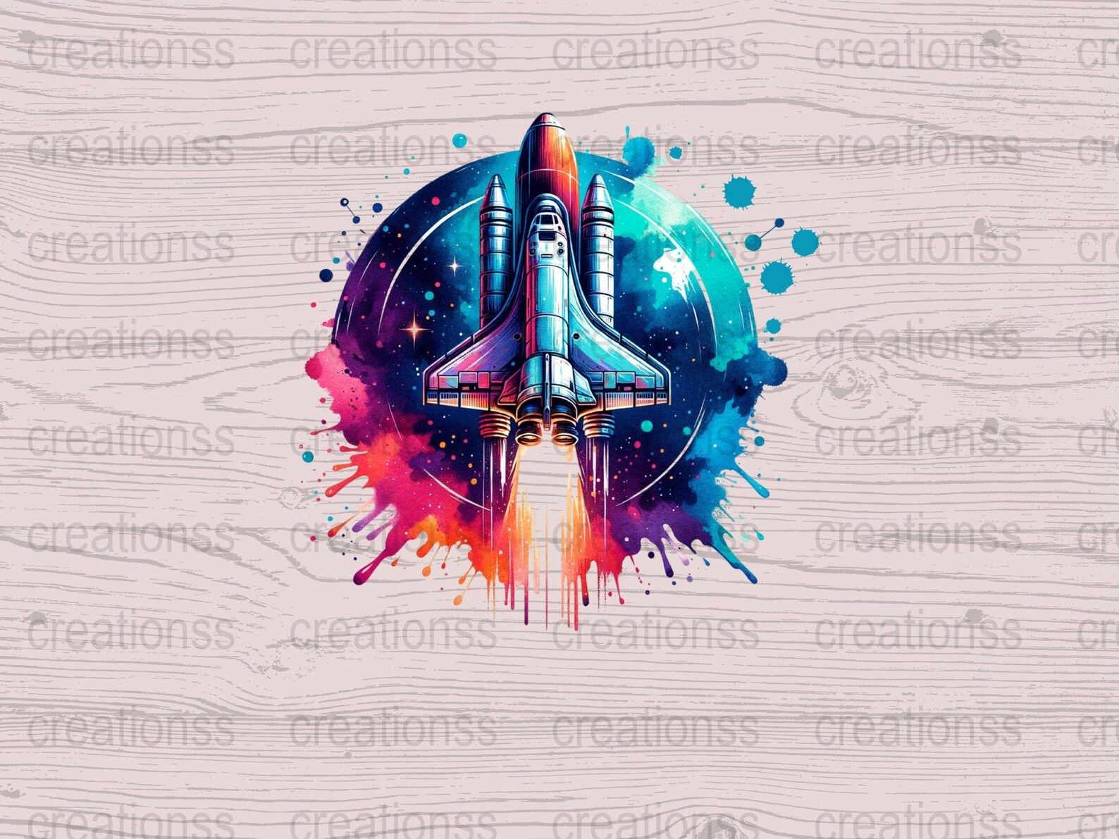 Space Shuttle Digital Art, Outer Space Galaxy SVG PNG, Astronaut ...