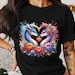 Fantasy Dragon Couples Art Print, Vibrant Dragon Art Digital Download ...