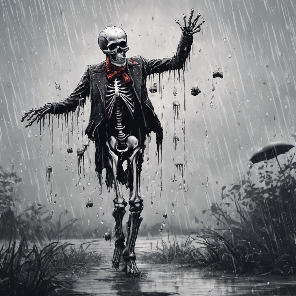 Gothic Skeleton Art Print, Vintage Style Skeleton in Suit, Unique ...