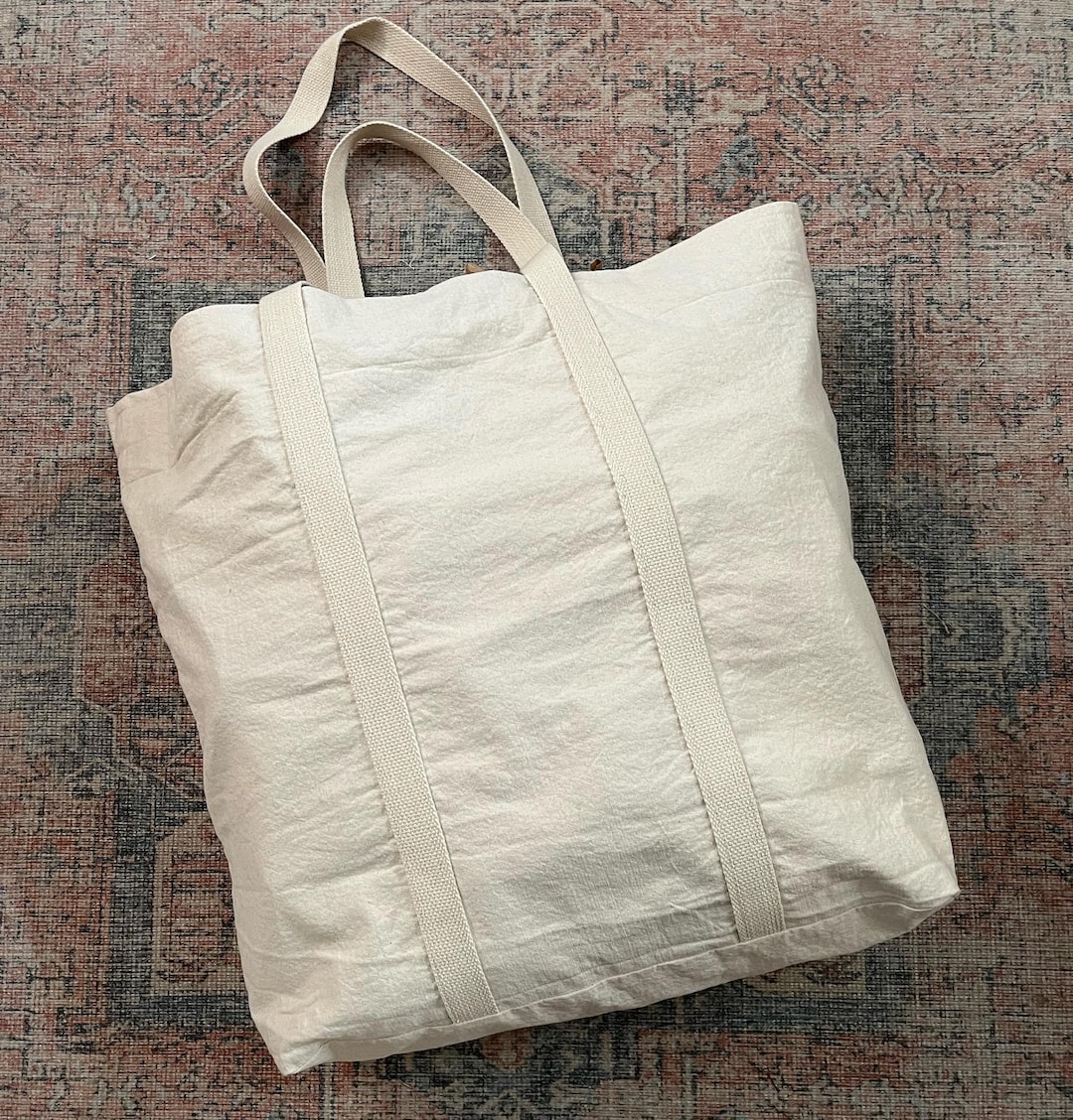 Big Tote Bag Sewing Pattern Tutorial | Simple Easy Tote Bag Pattern ...