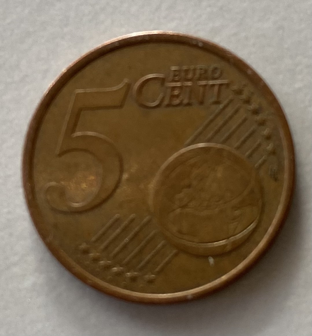 Munt van 5 cent 1999 - Etsy Nederland