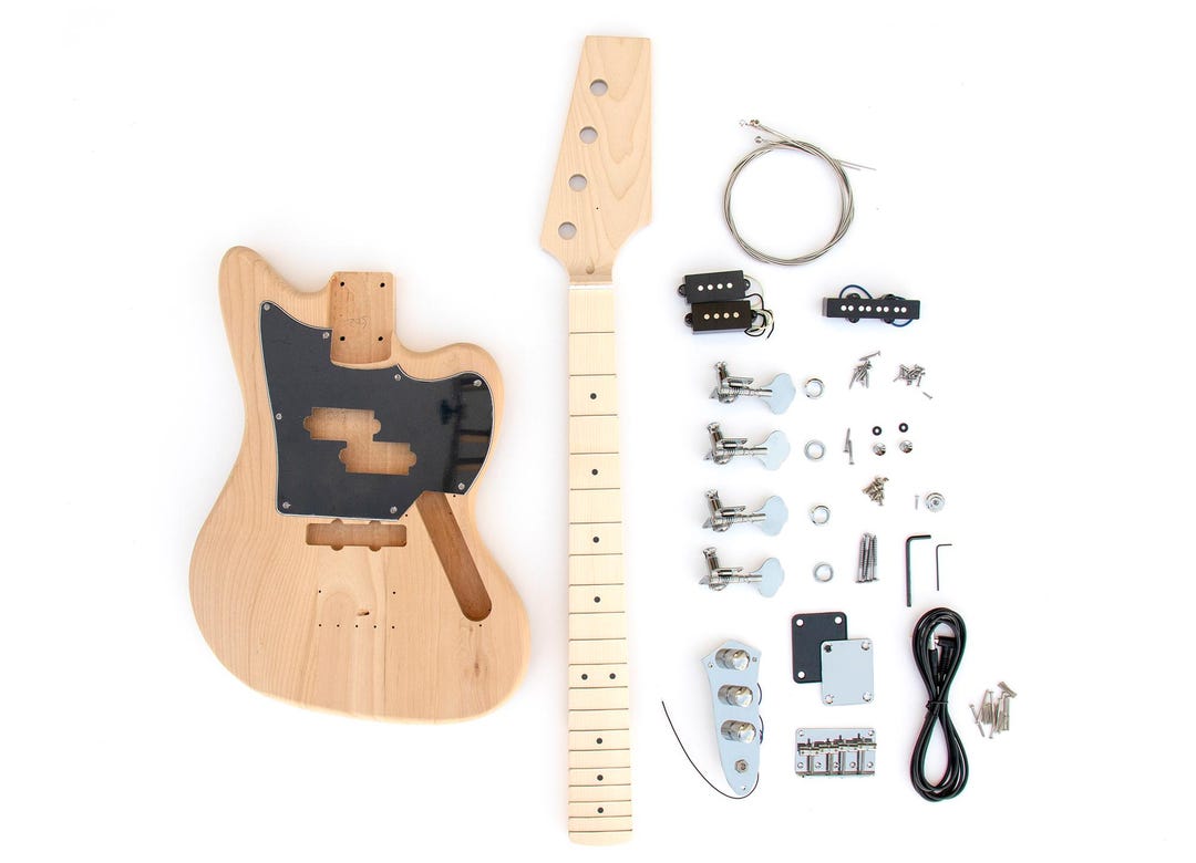 PJ Short Scale Style Build Your Own Bass Guitar Kit - Etsy