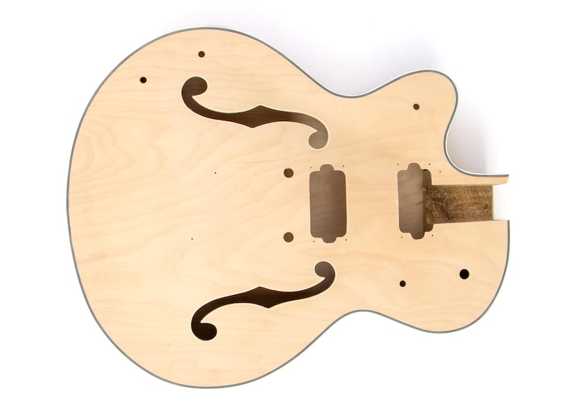 HB Hollow Body Style Left Hand Build Your Own Guitar Kit - Etsy