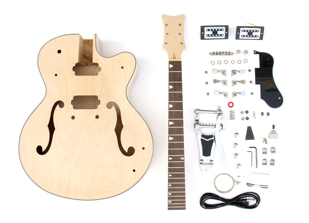 HB Hollow Body Style Build Your Own Guitar Kit - Etsy