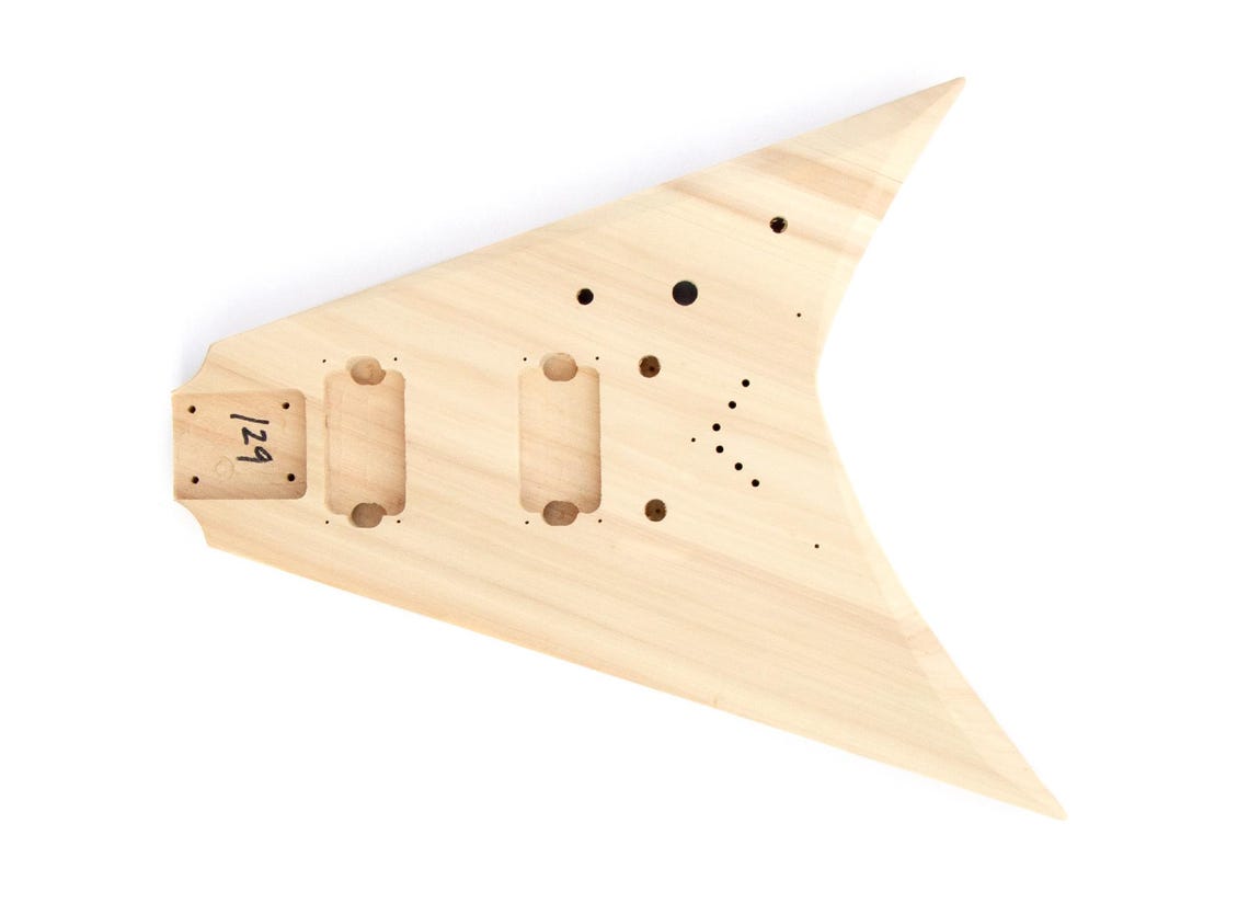 V Style Build Your Own Guitar Kit - Etsy