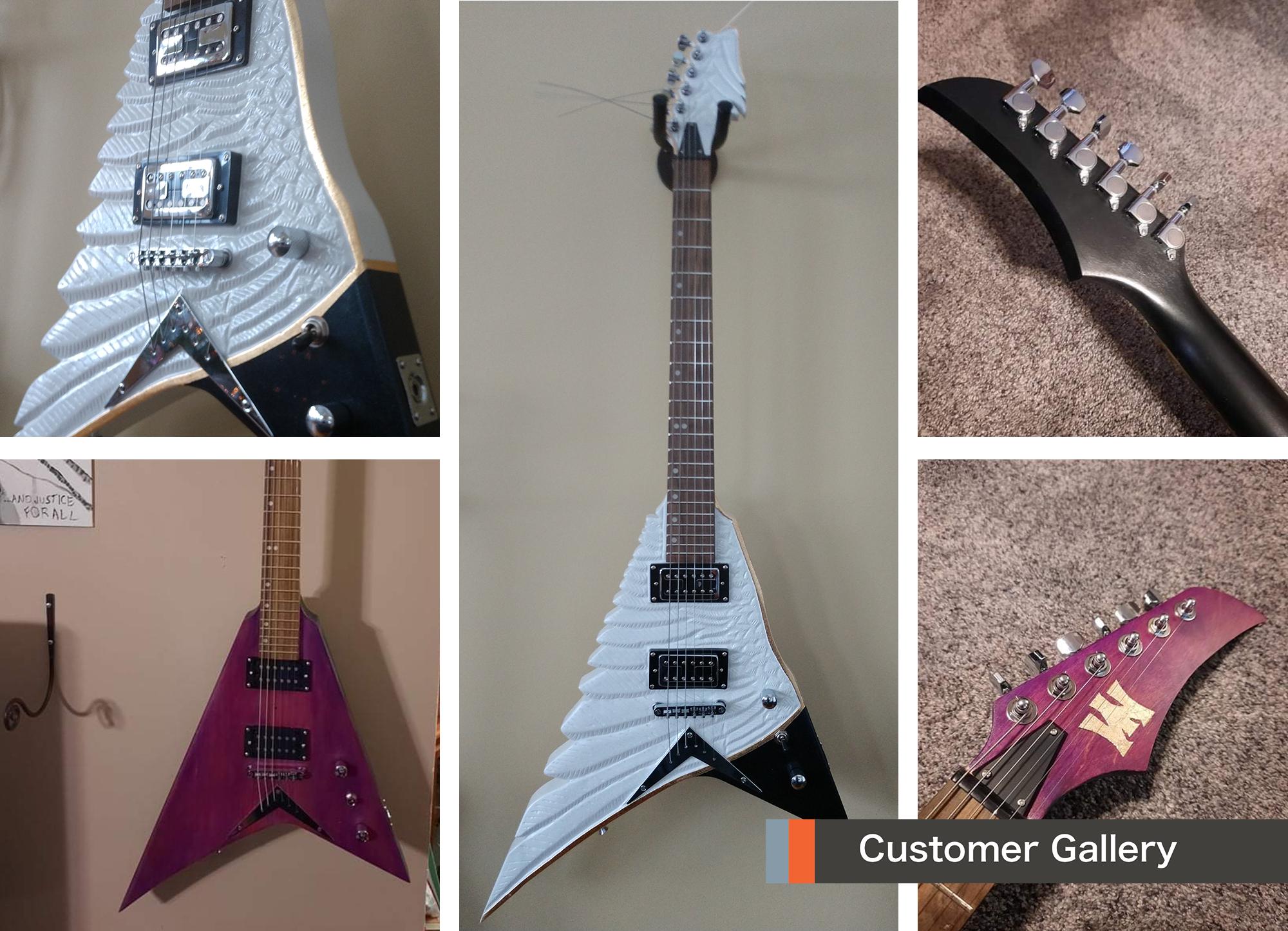 V Style Build Your Own Guitar Kit - Etsy
