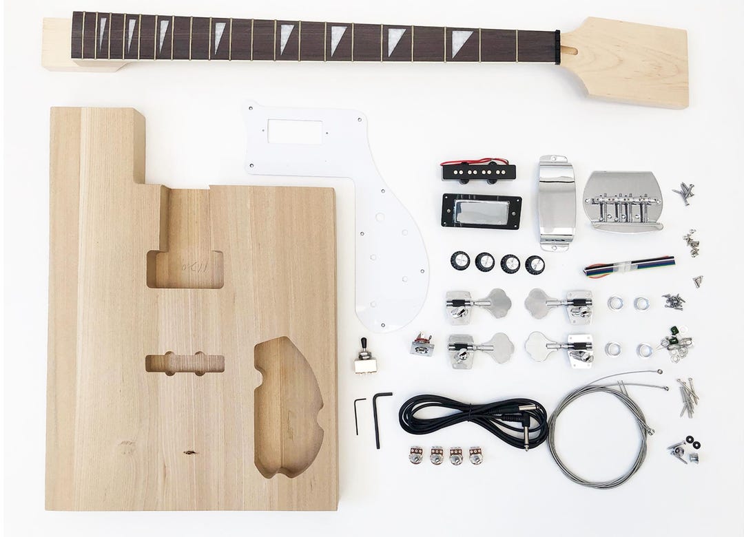Slab Build Your Own Bass Guitar Kit - Etsy