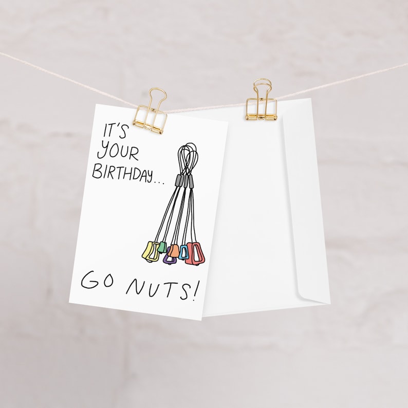 Rock Climbing Birthday Card / Climbing Birthday Card / Rock Climbing ...