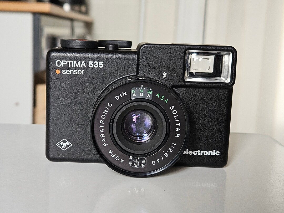 As New Agfa Optima 535 Sensor Electronic / Solitar 40 Mm 2.8 Lens for ...