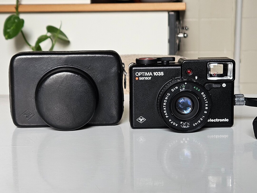 Agfa Optima 1035 Sensor Electronic / Solitar 40 Mm 2.8 Lens for 35 Mm ...