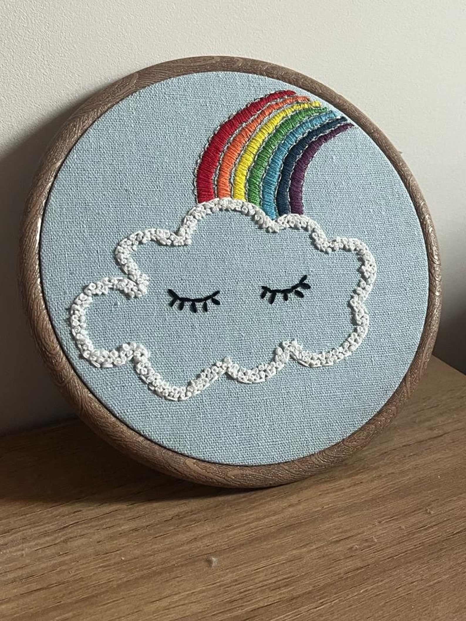 Fluffy Cloud - Cute Emboridery Pattern - Etsy