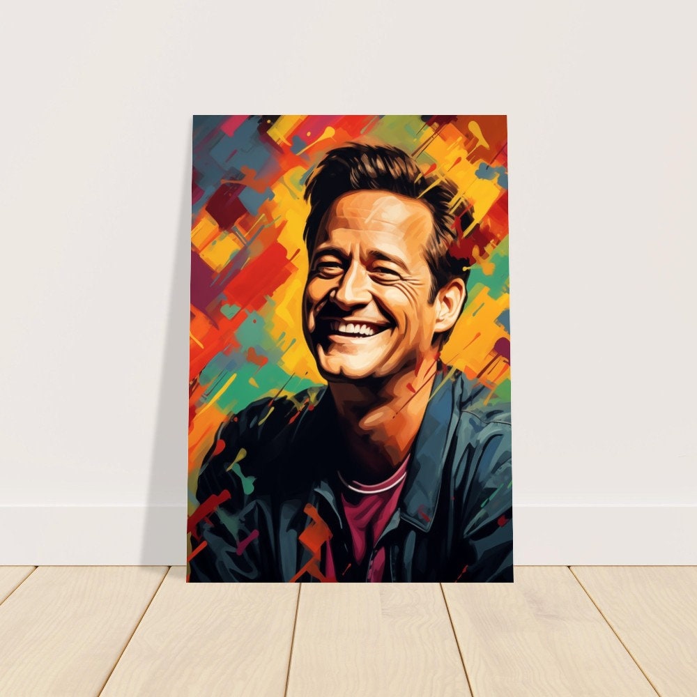 Matthew Perry Pop Art Poster - Etsy