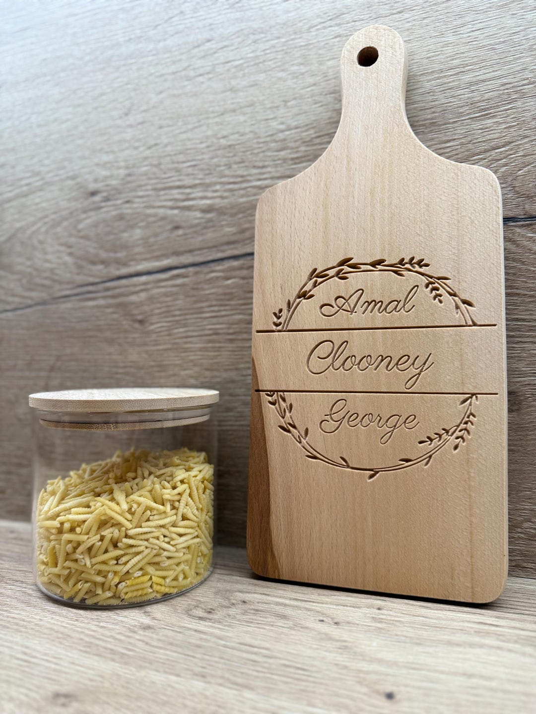 Engraved Beechwood Cutting Board, Personalized Family Name Gift - Etsy