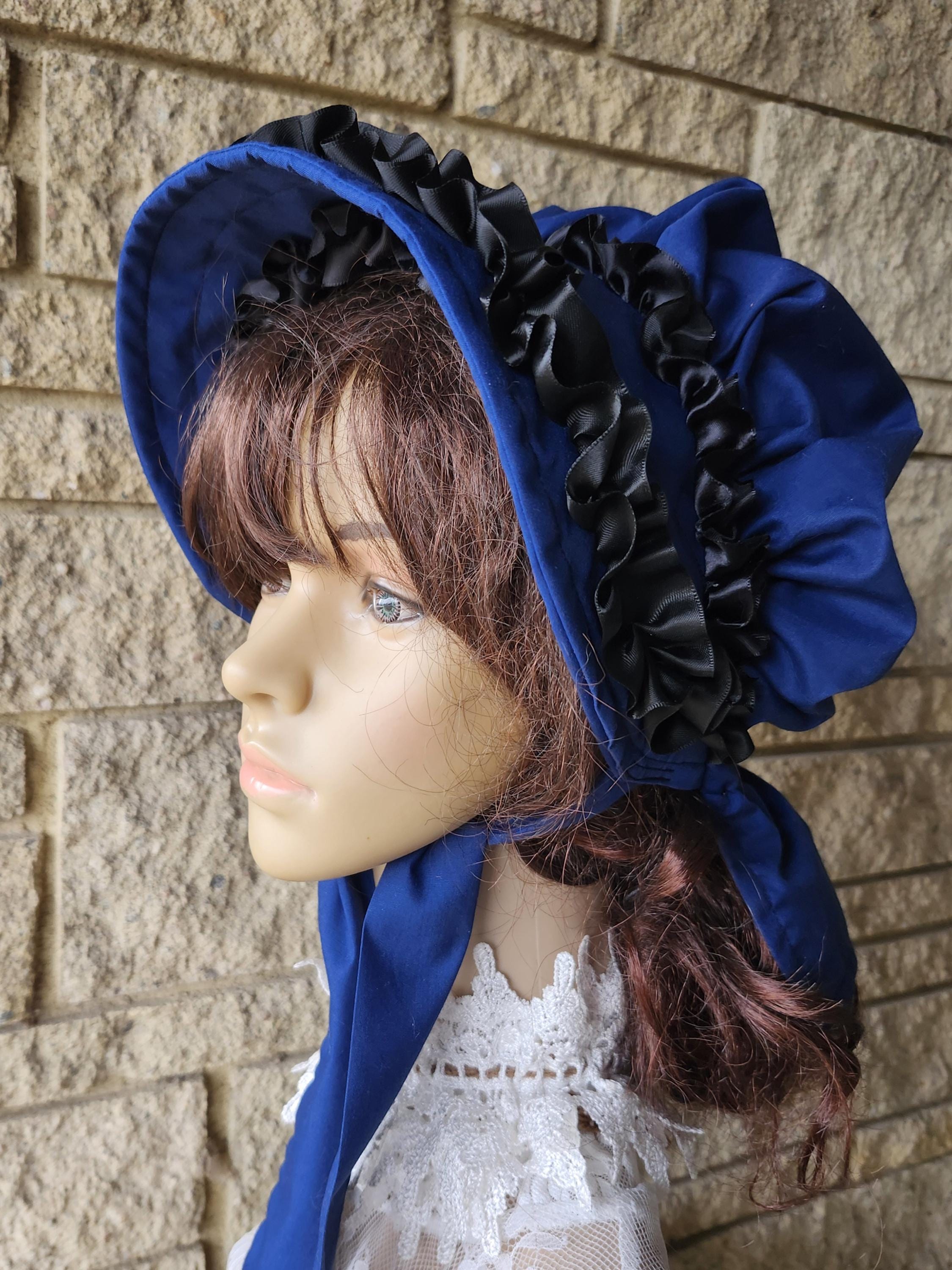 Blue Victorian Bonnet