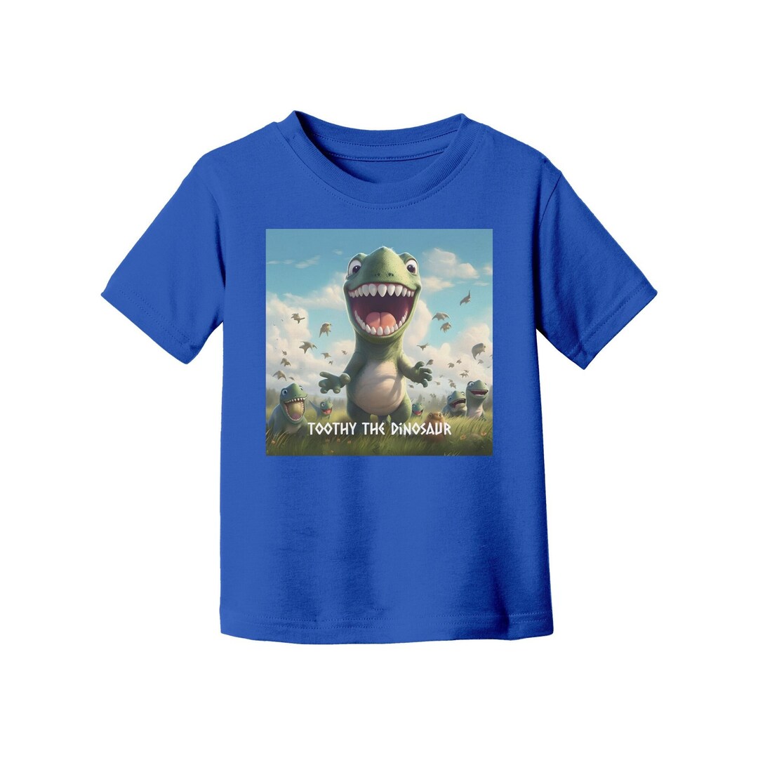 Toothy the Dinosaur and Friends Collection. Toddler Jersey - Etsy