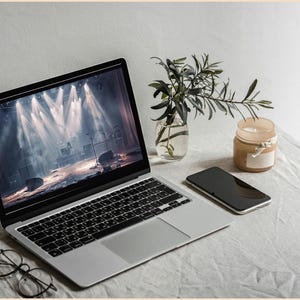 25 Concert Stage Zoom Background Bundle, Virtual Zoom Background, 4K ...