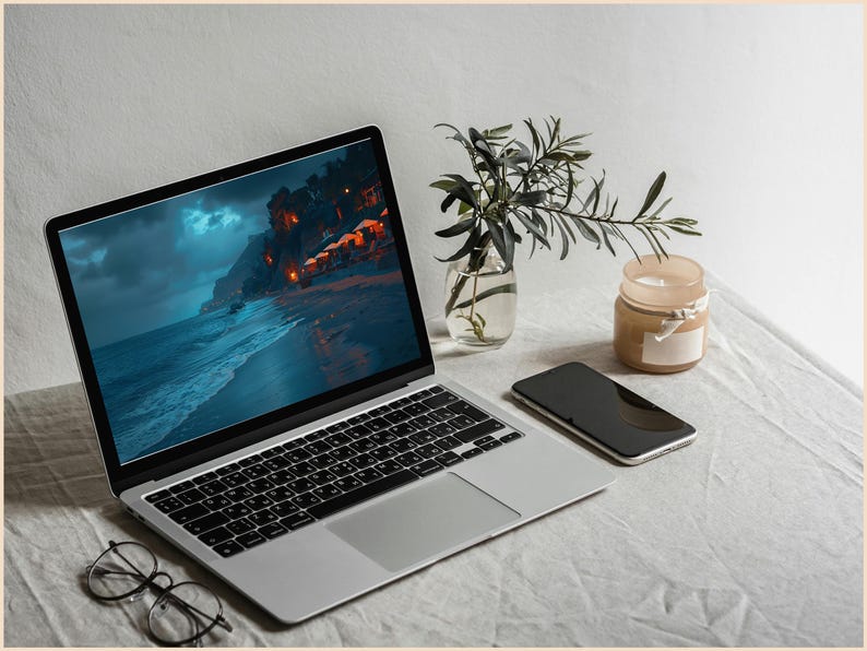 25 Beach Resort HQ Zoom Backgrounds, Virtual Background Bundle, 4K ...