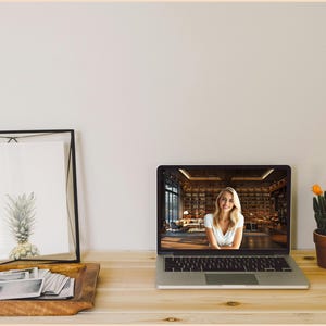 25 Modern Library Zoom Background, 4K Virtual Background Bundle, Zoom ...