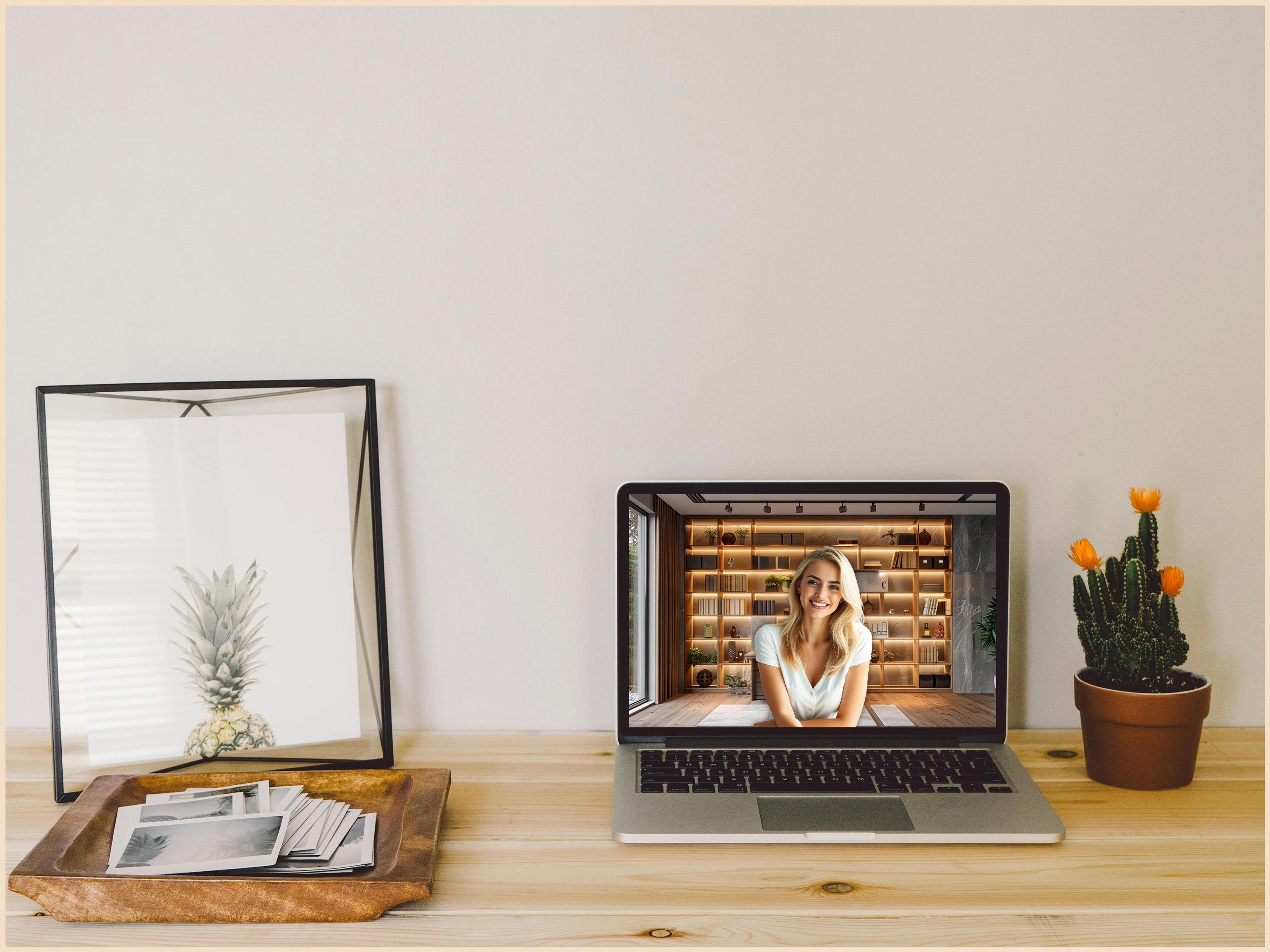 25 Office Wall Shelving Zoom Background Bundle, Virtual Zoom Background ...