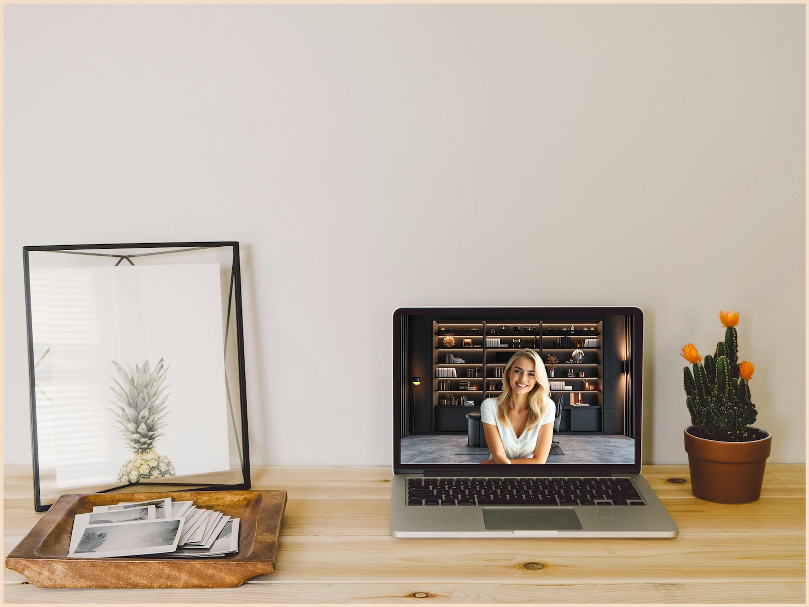 25 Office Wall Shelving Zoom Background Bundle, Virtual Zoom Background ...