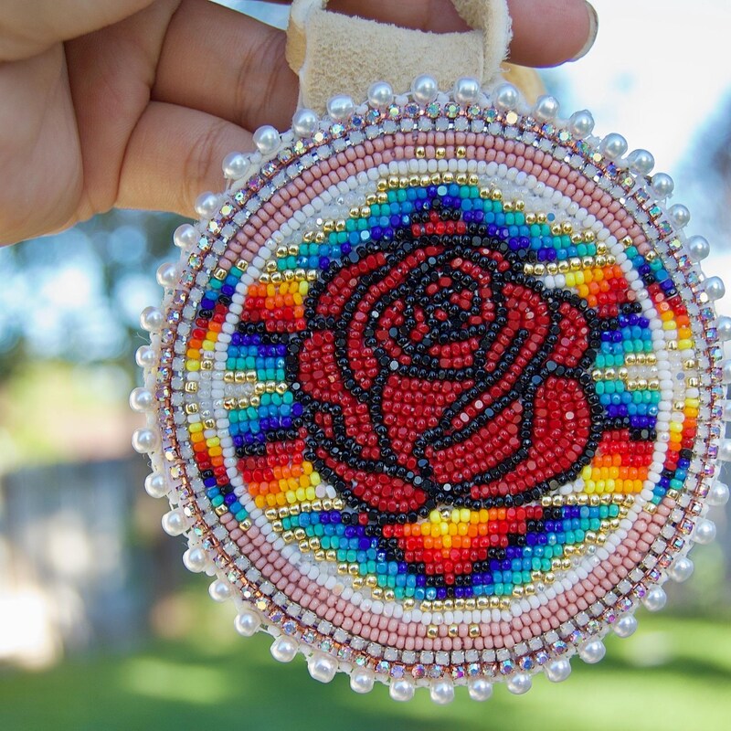 Beaded Medallion - Etsy