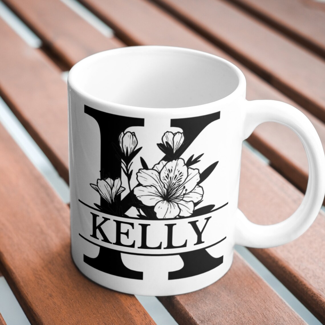 Premium Azalea Floral Monogram SVG Files, Letter Alphabet PNG, Floral ...