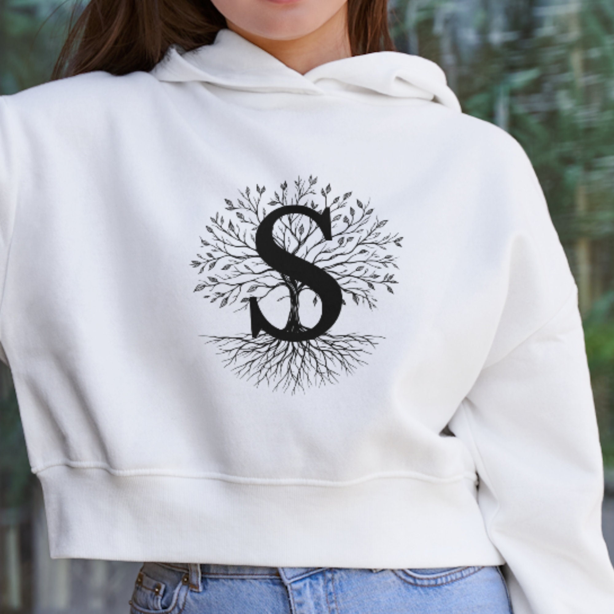 Tree Roots Alphabet Monogram SVG Files, Wedding Monogram PNG Set, Spilt ...