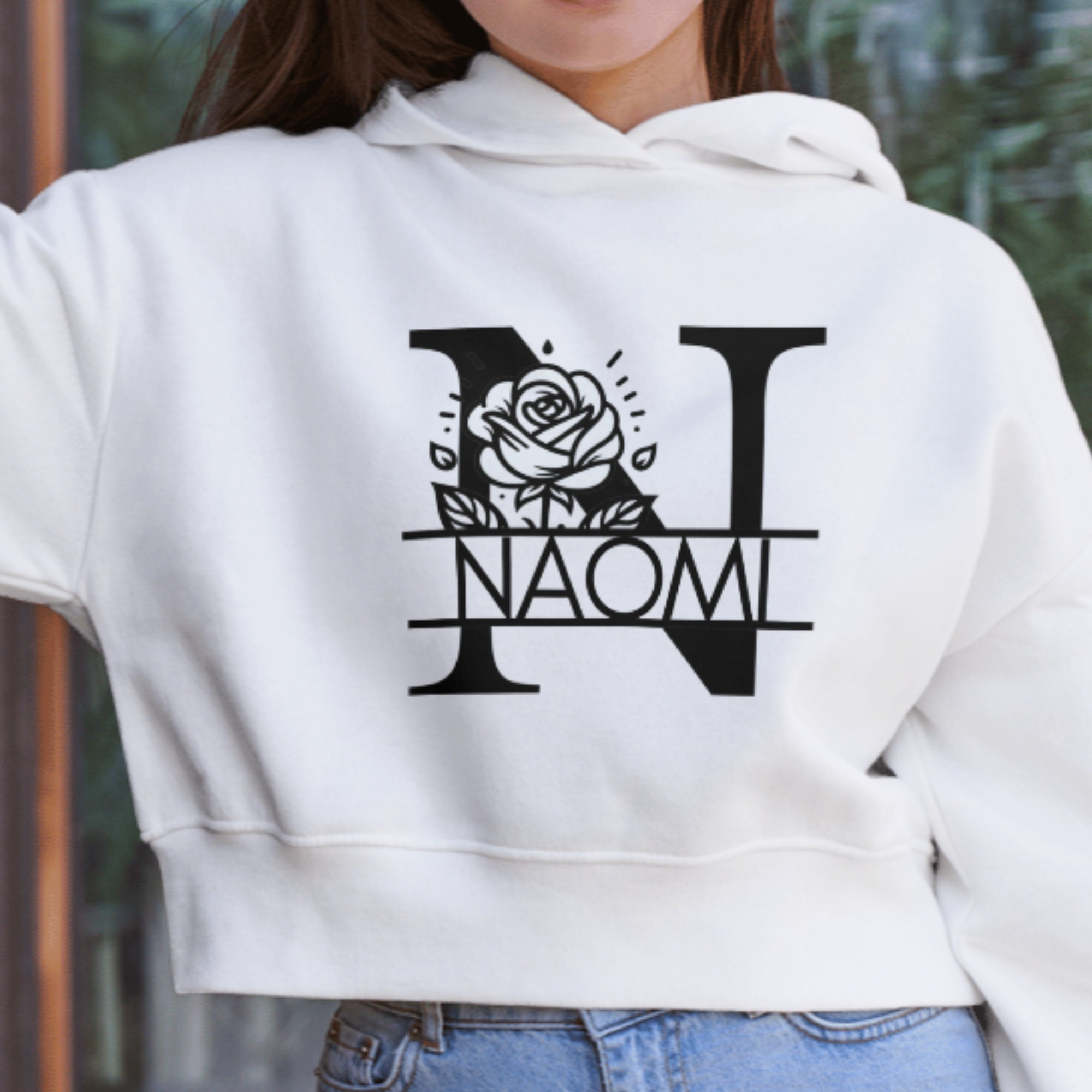 Glowing Rose Flower Monogram SVG Files, Rose Alphabetical Monogram Set ...