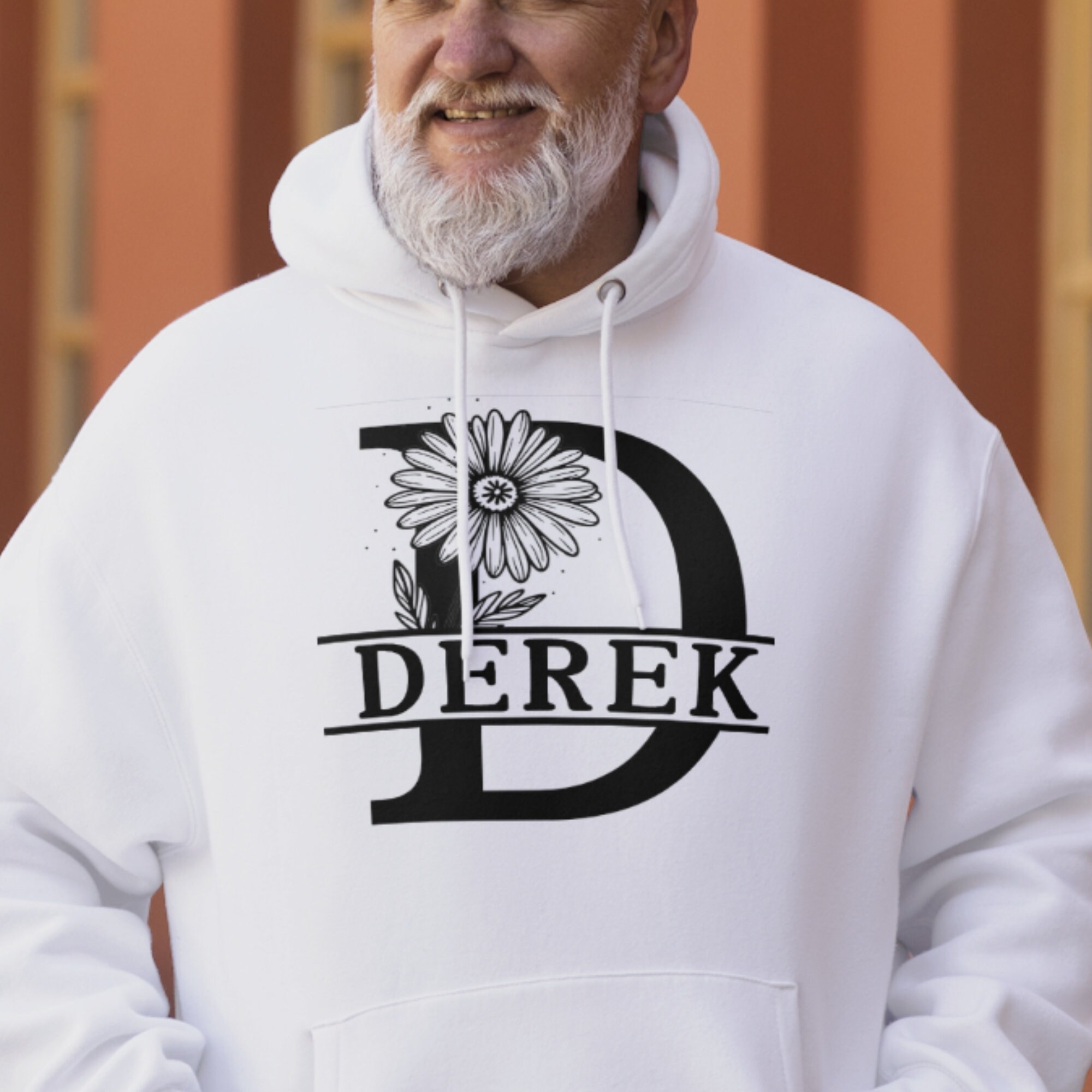 Daisy Flower Monogram SVG Bundle, Spilt Daisy Letters Monogram PNG Set ...