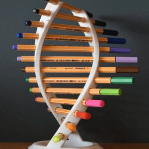 DNA Pen Holder Desk Organizer Pencil Holder - Etsy