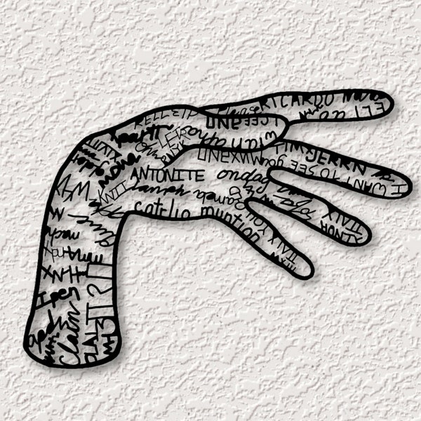 Talk to Me Hand Replicas - Etsy