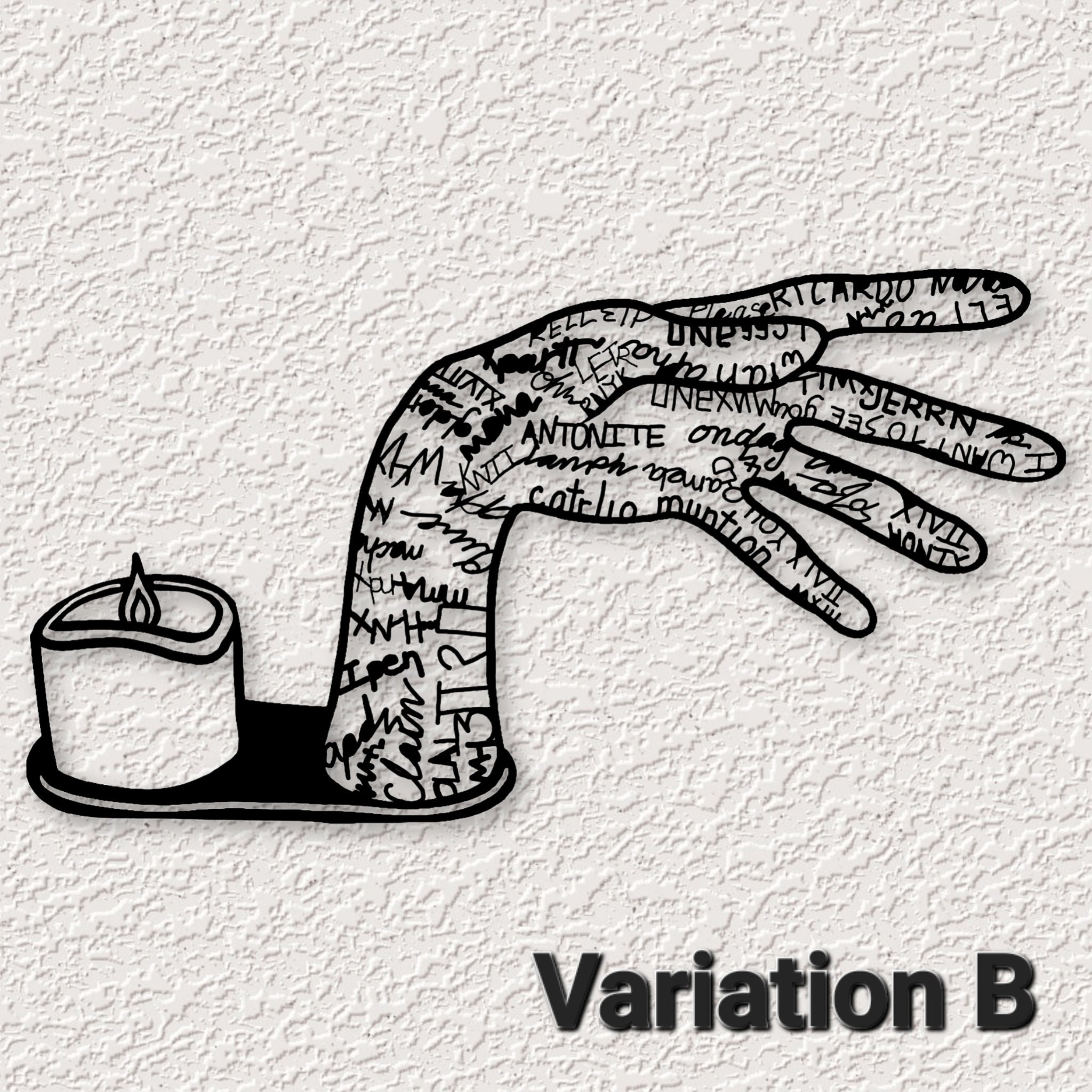 CUSTOMIZED NAME Talk to Me Hand Prop With Variations Wall Art Talk to ...