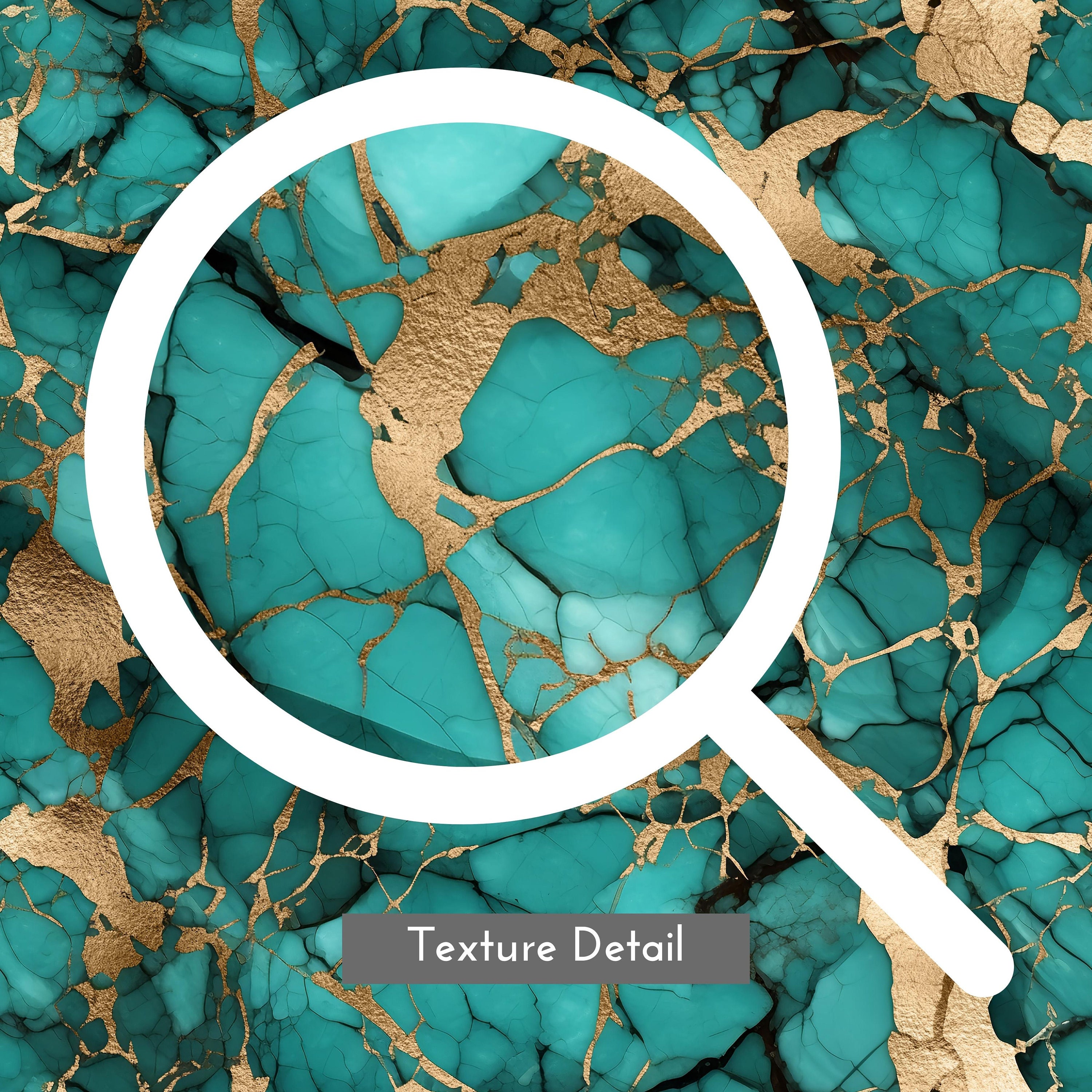 Gold Turquoise Digital Paper Luxe Seamless Textures Gold - Etsy