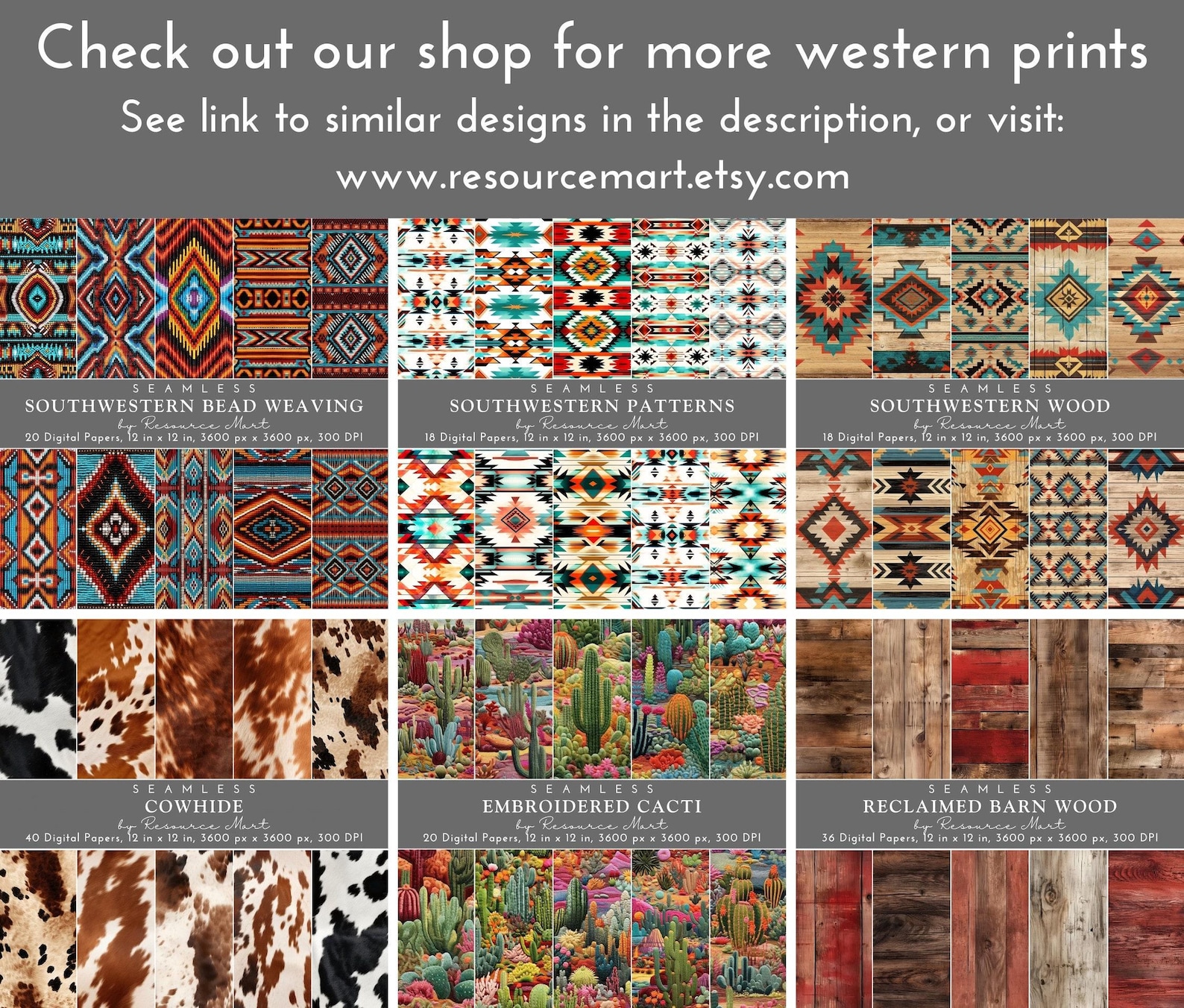 Seamless Southwestern Wood Digital Paper, Western Patterns, Aztec ...